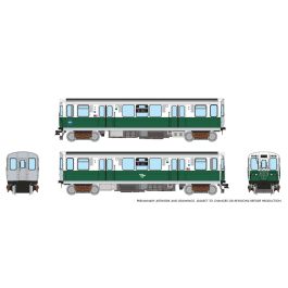 N CTA 2600-series L 2-Car Pair (DC/Silent): 75th Anniversary White ...