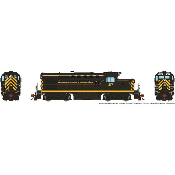 HO RS-18u (DC/DCC/Sound): Western New York & Pennsylvania #417 - Rapido ...