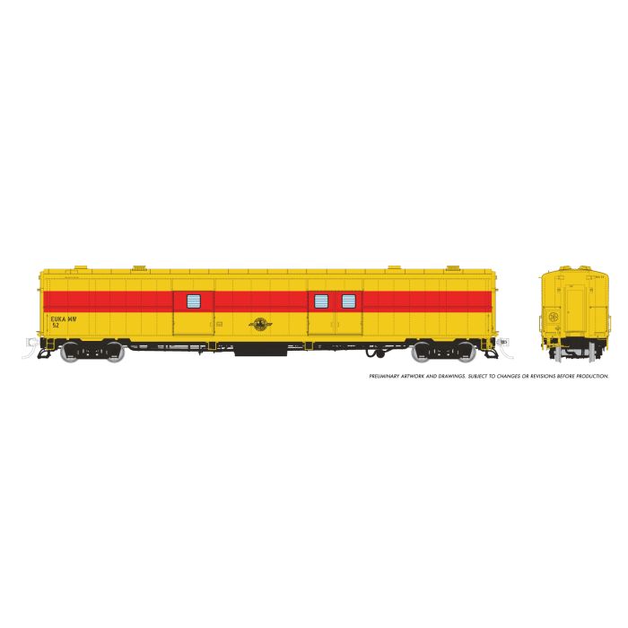 HO PC&F Econo Baggage: Eureka Southern: #52 - Rapido Trains Inc.