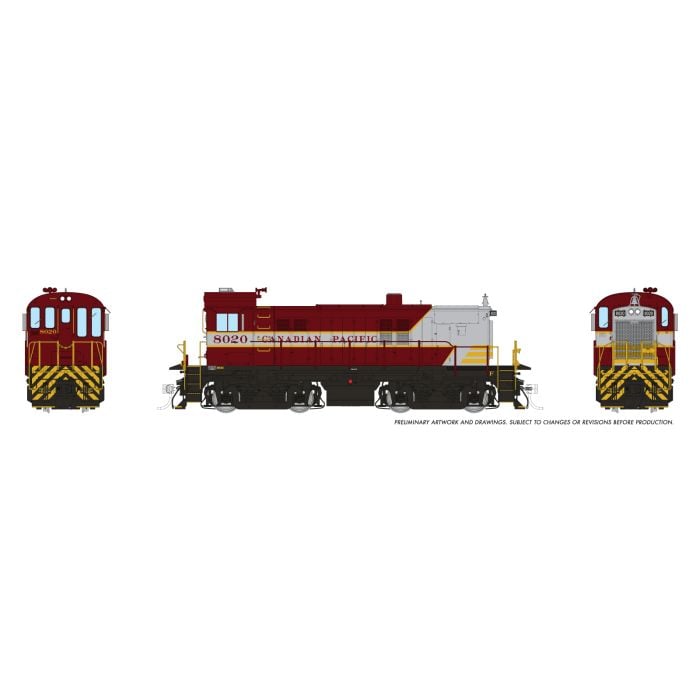 HO MLW RS-23 (DC/DCC/Sound): CPR - Block Scheme: #8020 - Rapido Trains Inc.