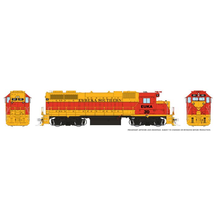 HO EMD GP38 w/ext cab (DC/DCC/Sound): Eureka Southern: #31 - Rapido ...