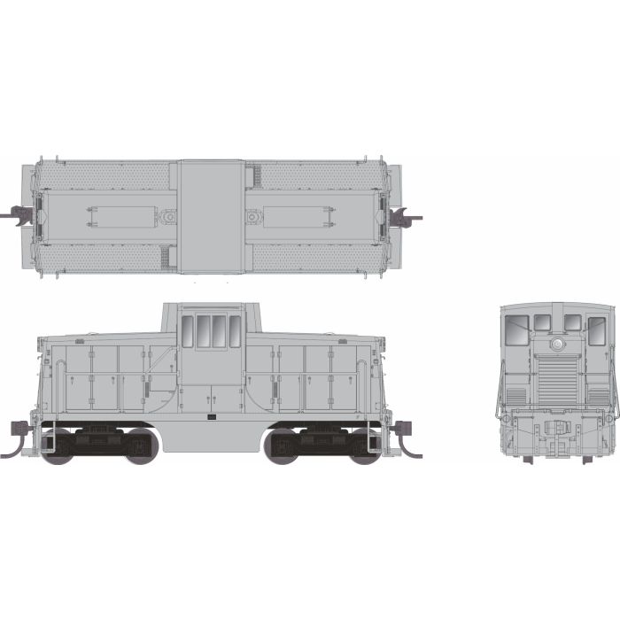 HO GE 44 Tonner (DC/DCC/Sound): Undecorated - Phase III Body - Rapido ...