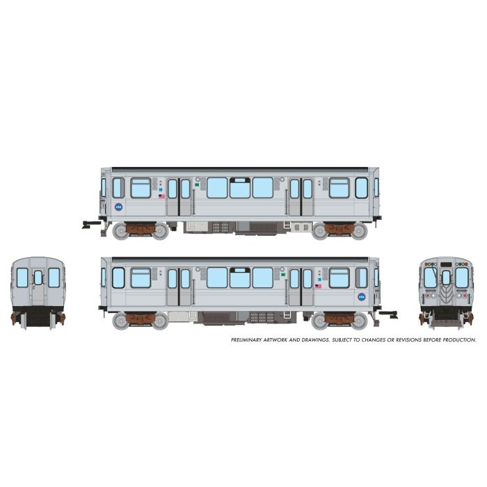 N CTA 2600-series L 2-Car Pair (DC/Silent): Speedlines Logo Scheme ...