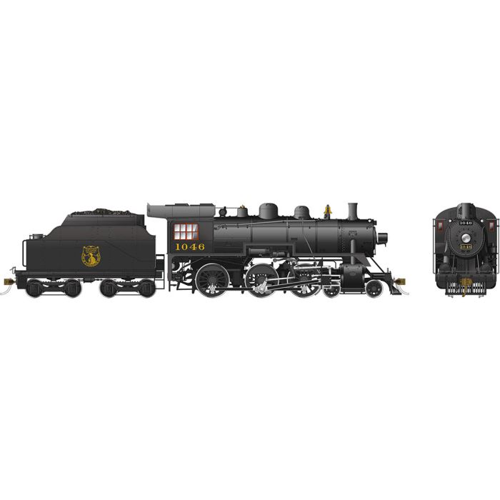 HO scale D10h (DC/Silent): DAR #1046 - Rapido Trains Inc.