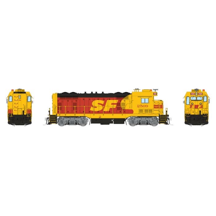 HO ATSF CF7 w/ Square Cab (DC/DCC/Sound): AT&SF - Kodachrome: #2618 ...