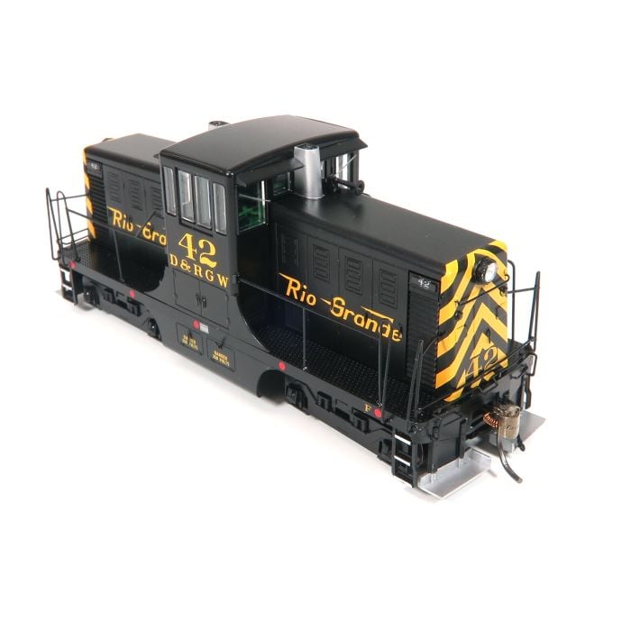 HO GE 44 Tonner (DC/Silent): Rio Grande - Black & Yellow: #42 - Rapido ...