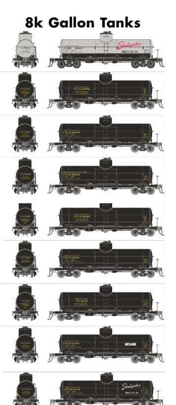 UTLX X-3 Tank Car New Run - Freight Cars - HO scale - Rapido Trains Inc.